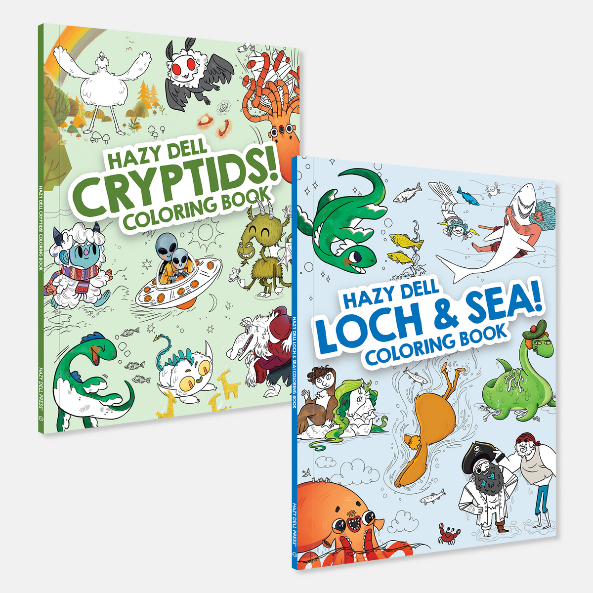 2-Book Coloring Book Bundle – Hazy Dell Press
